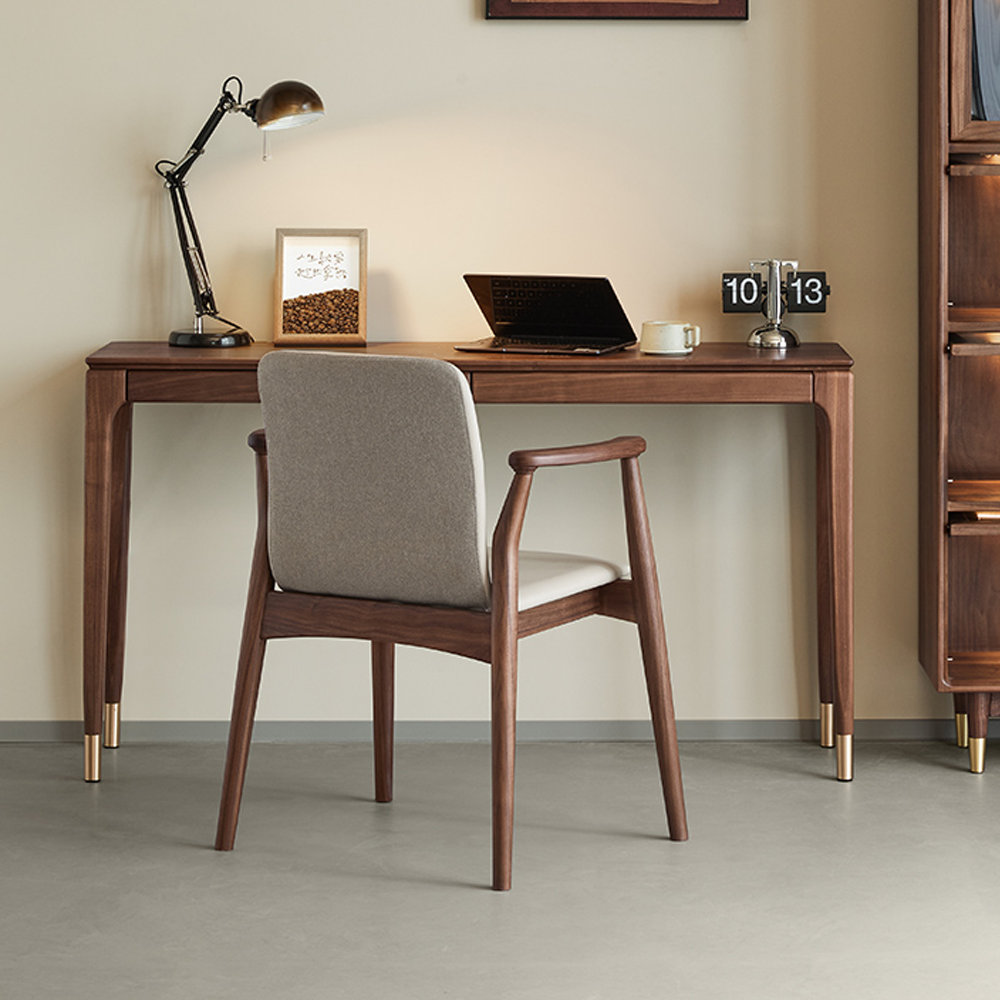 Corrigan Studio® Light luxury style simple desk and chair set | Wayfair