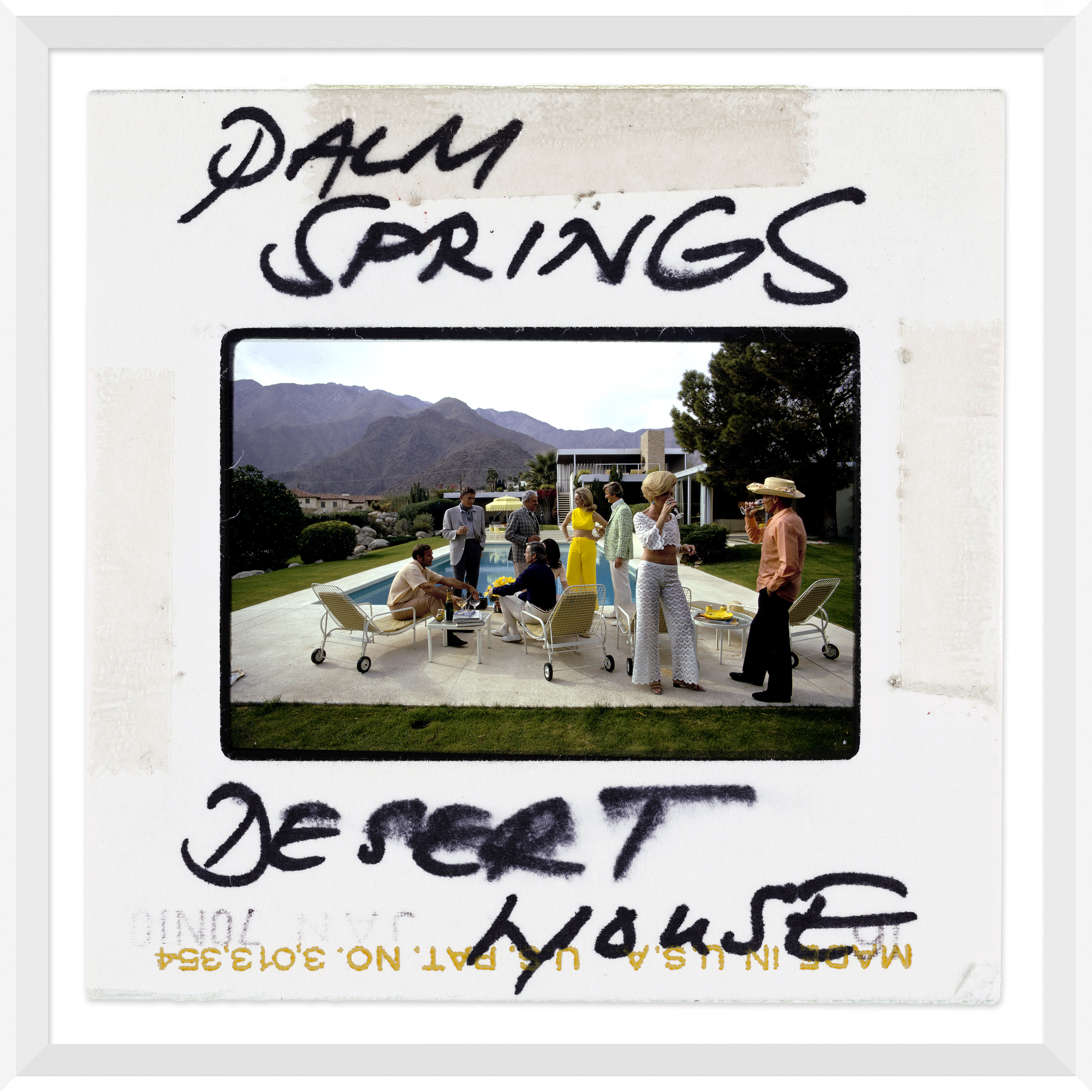 Soicher Marin Desert House Party - Slide by Slim Aarons - Picture Frame ...