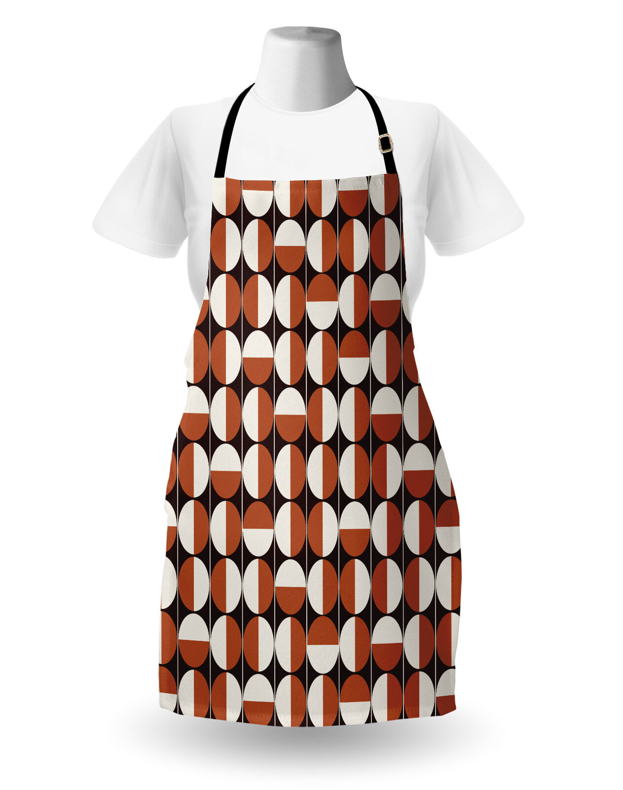 East Urban Home Geometric Shapes Shapes Bib Apron | Wayfair