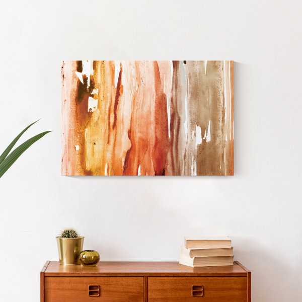 Wrought Studio Red Rocks Watercolor Print On Canvas - Wayfair Canada