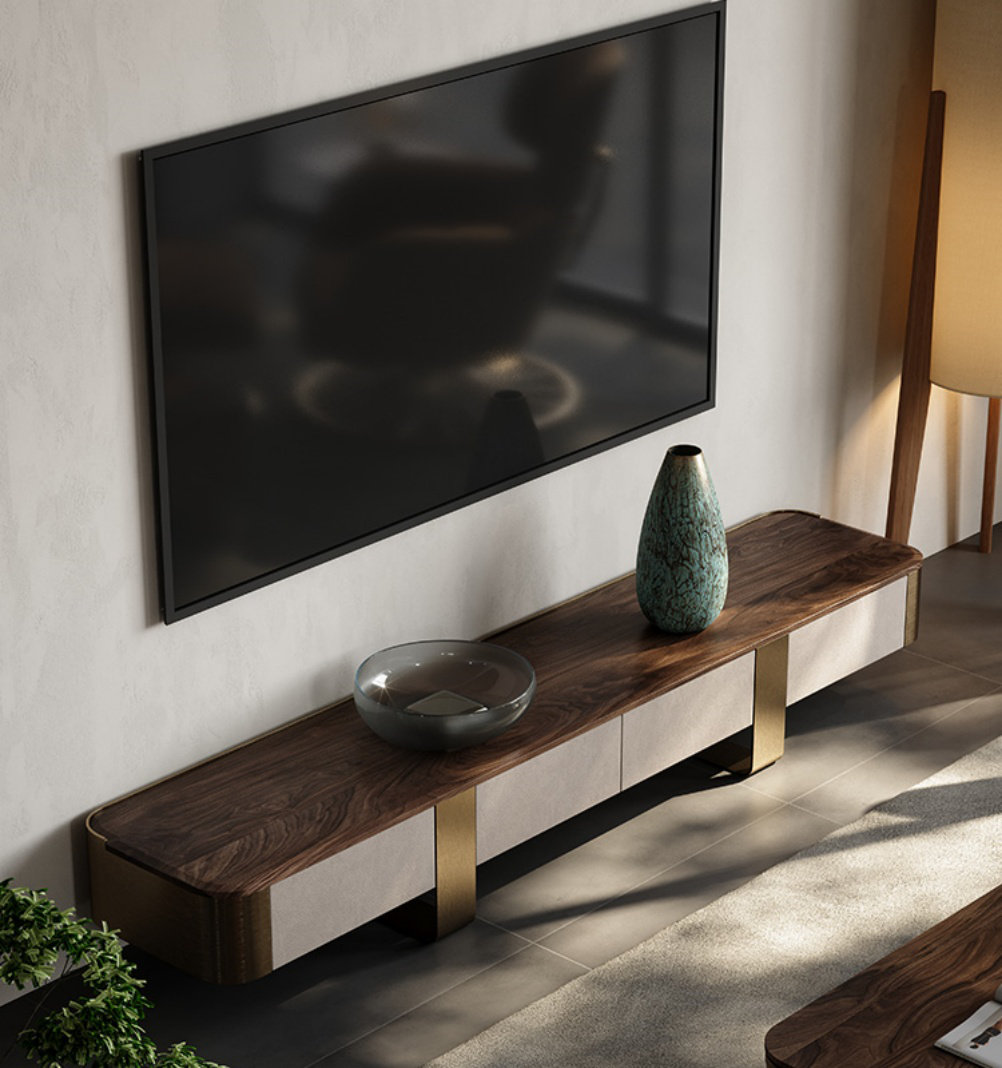 Dream cabinet Modern Minimalist Creative TV Cabinet 78.7'' Media ...