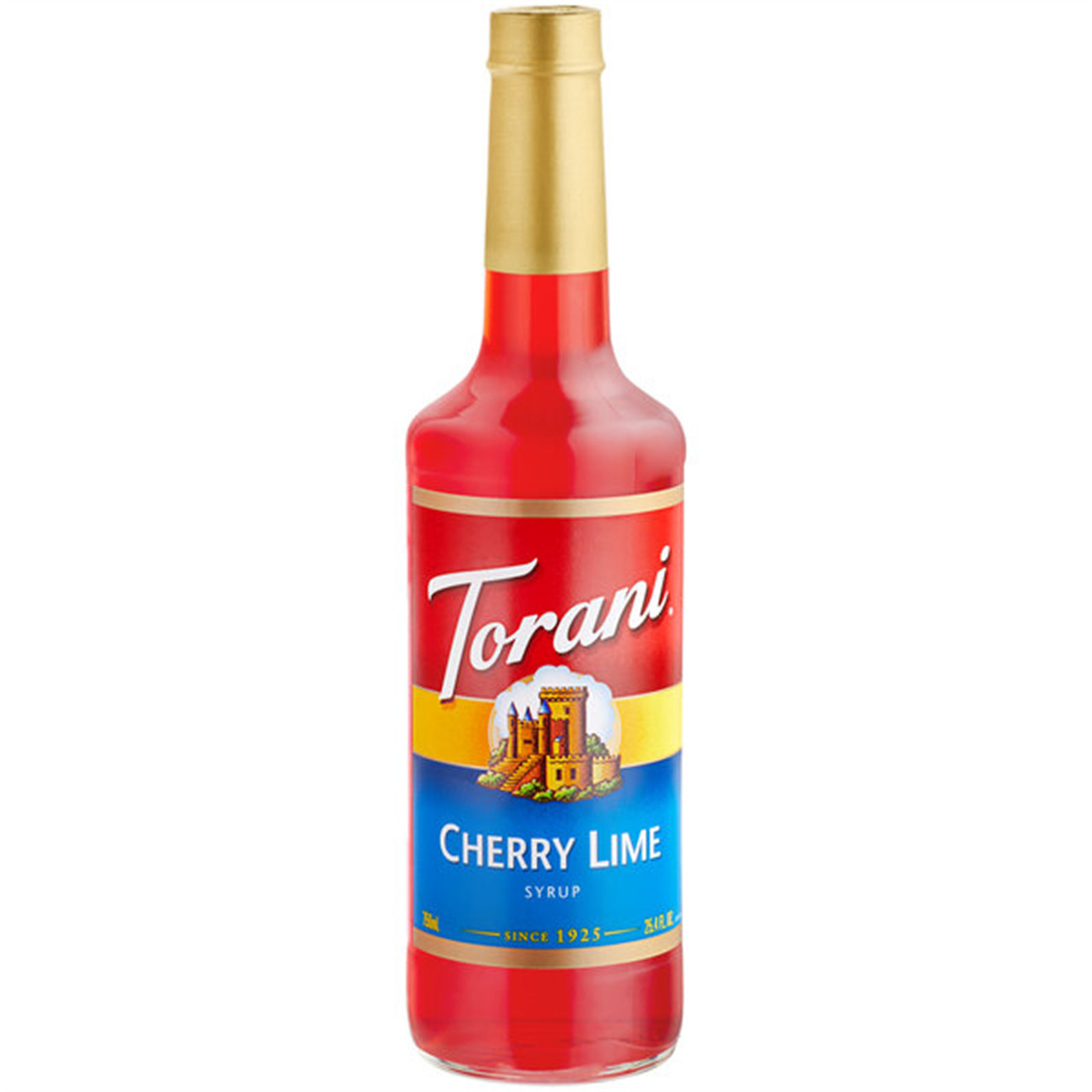 FixtureDisplays Torani Cherry Lime Flavoring / Fruit Syrup 750 mL Glass ...