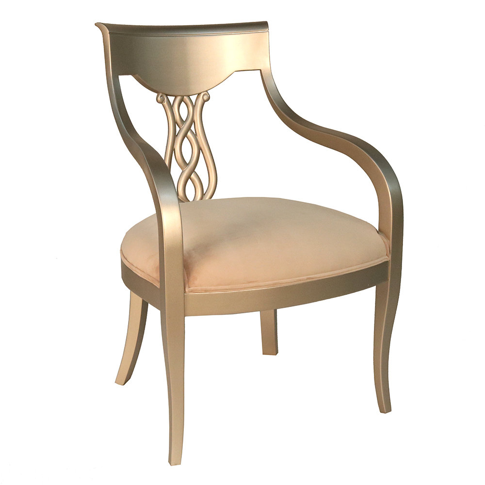 Canora Grey Sumir Medallion Back Transitional Arm Chair - Wayfair Canada