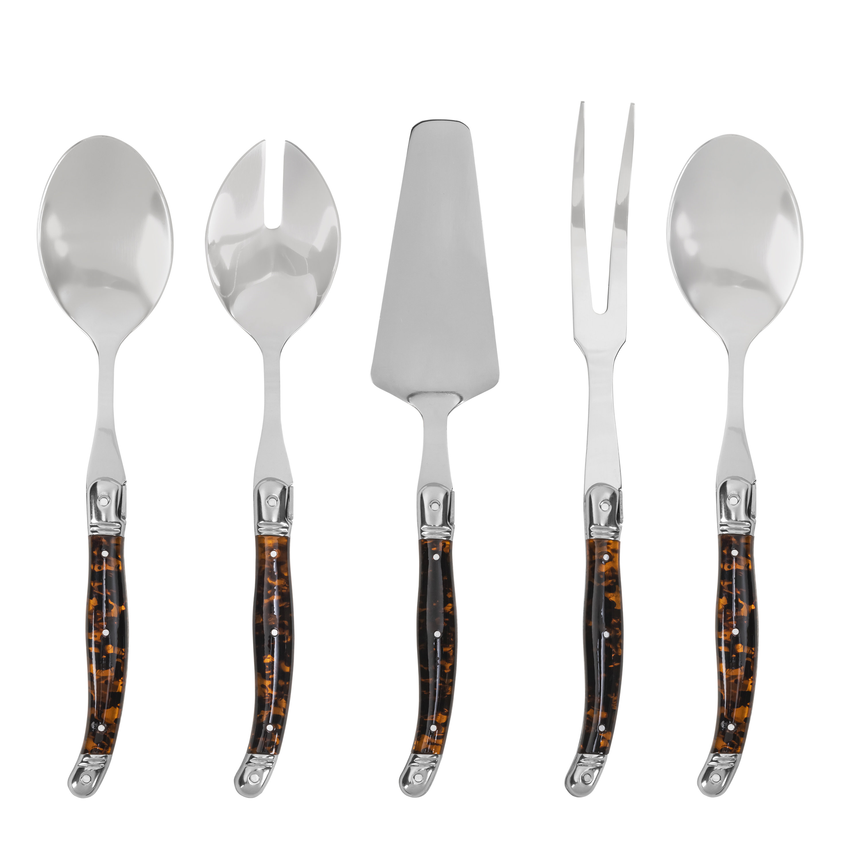 French Home 5 Piece Stainless Steel Hostess Set | Wayfair