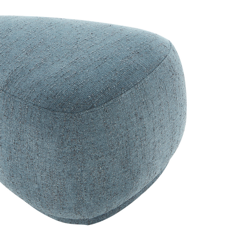 Joss & Main Adna 26.5'' Triangular Upholstered Ottoman & Reviews | Wayfair