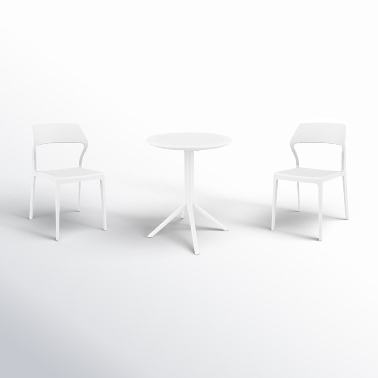 AllModern Farrah 2 - Person Patio Dining Set with Round Table & Reviews ...