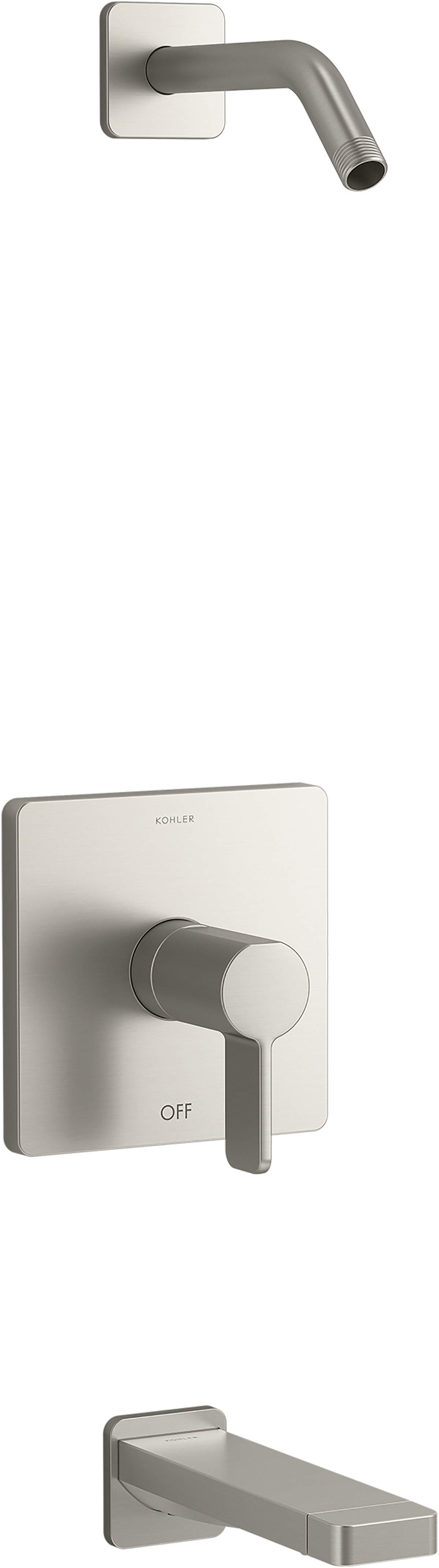 Kohler Parallel Bath and Shower Trim Set & Reviews | Wayfair