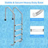 babevy Pool Ladder, 304 Stainless Steel Swimming Pool Ladder, Heavy ...