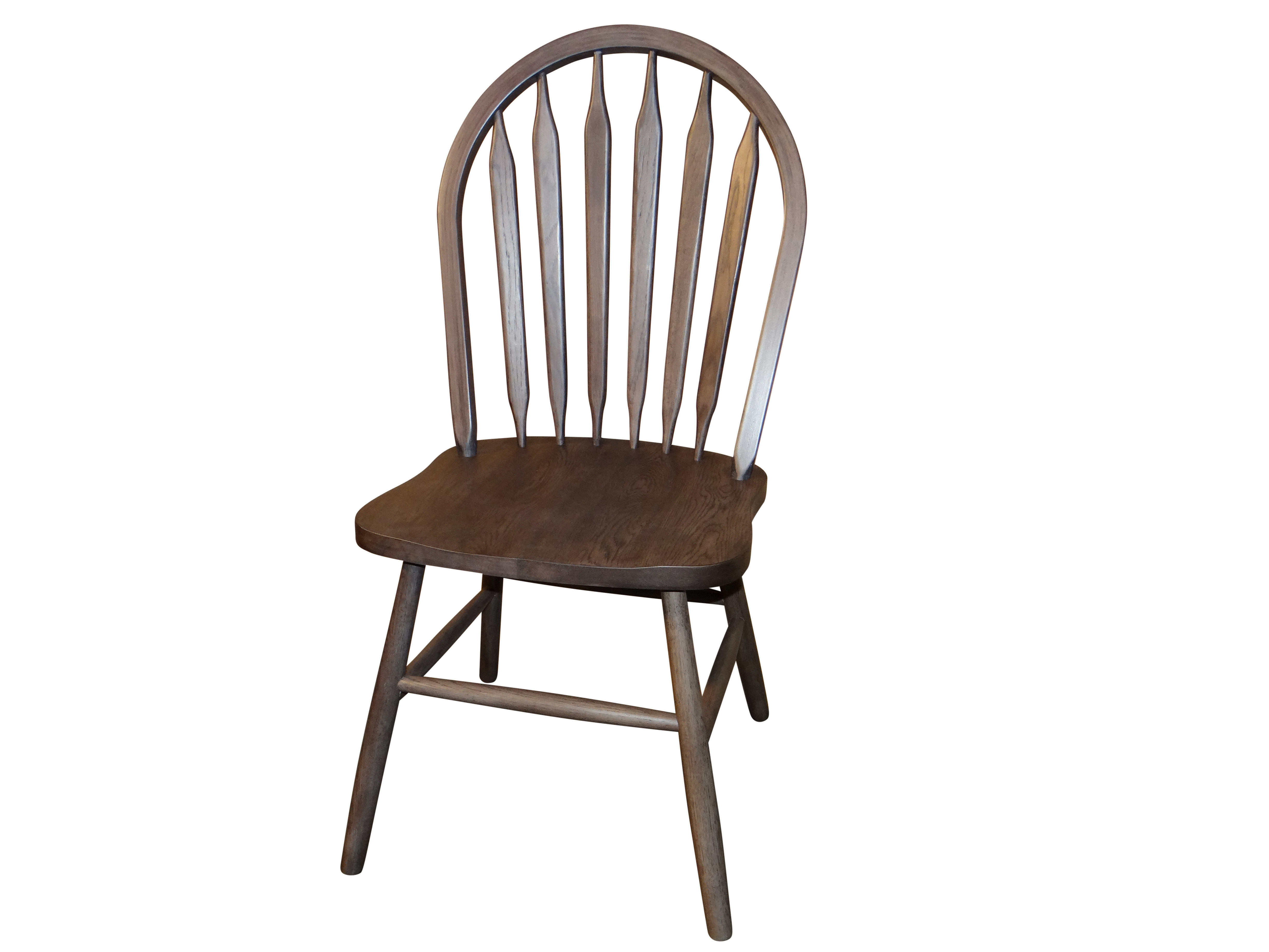 Alcott Hill® Eklund Windsor Back Side Chair in Dark Walnut | Wayfair