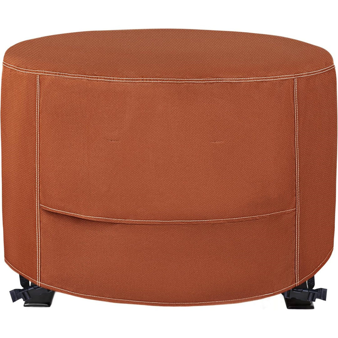 Arlmont & Co. Fire Pit Table Cover 50 Inch Round Waterproof Heavy Duty ...