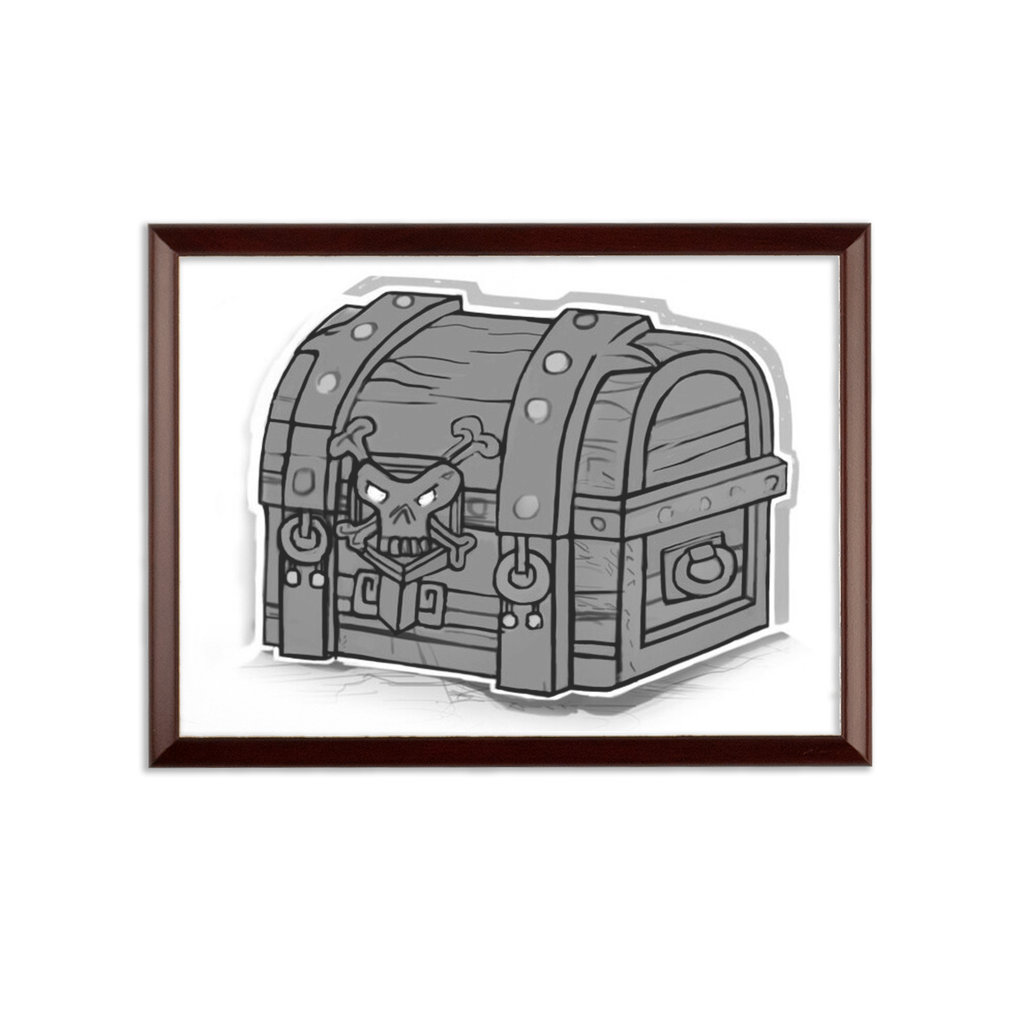Trinx Pirate Chest Sublimation Wall Plaque - Wayfair Canada