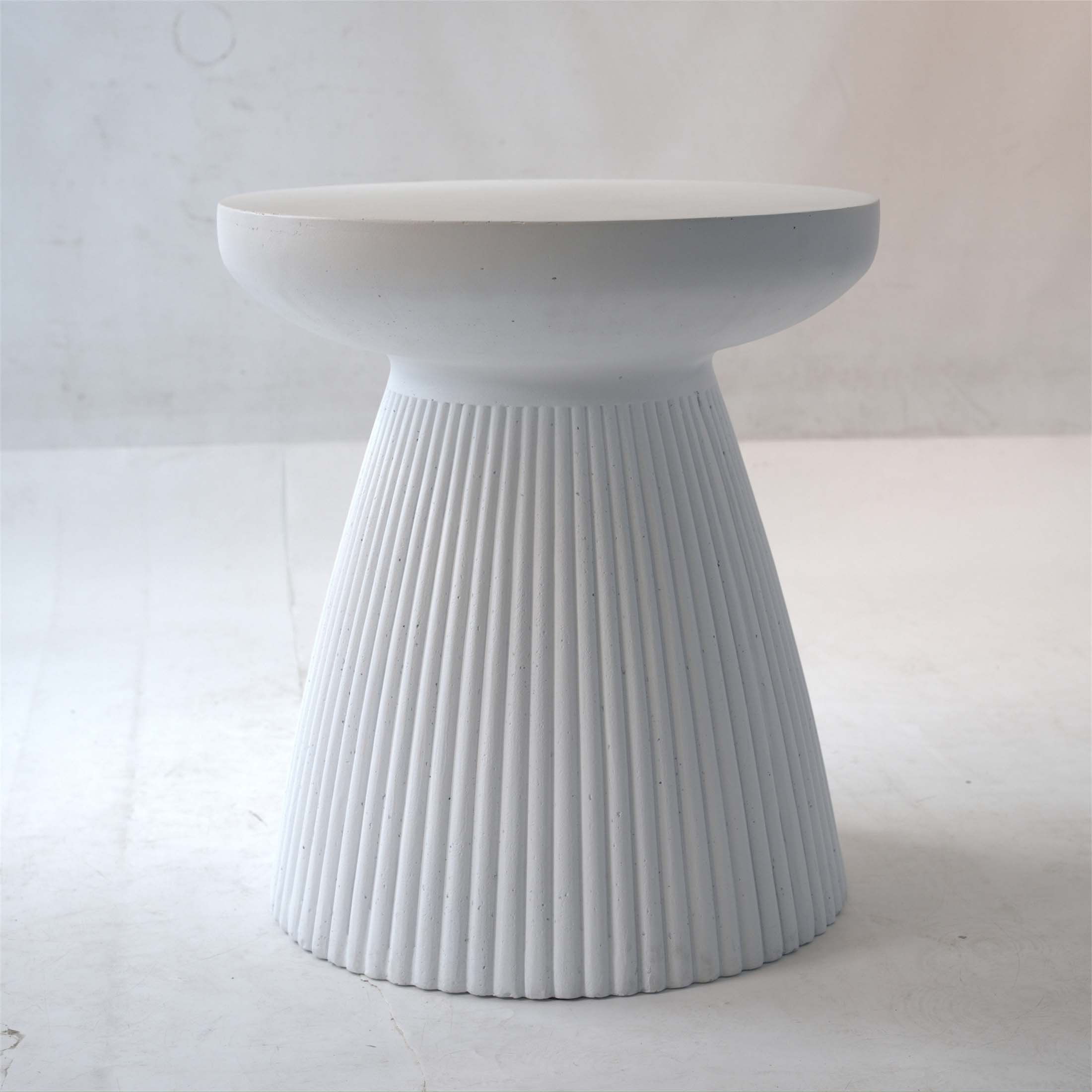 Brayden Studio® Decorative Garden End Table, Modern Heavy Duty Patio ...