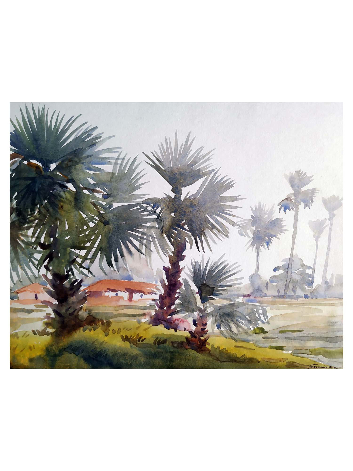 Exotic India Beauty Of Rural Bengal | Watercolor On Paper | By Samiran ...
