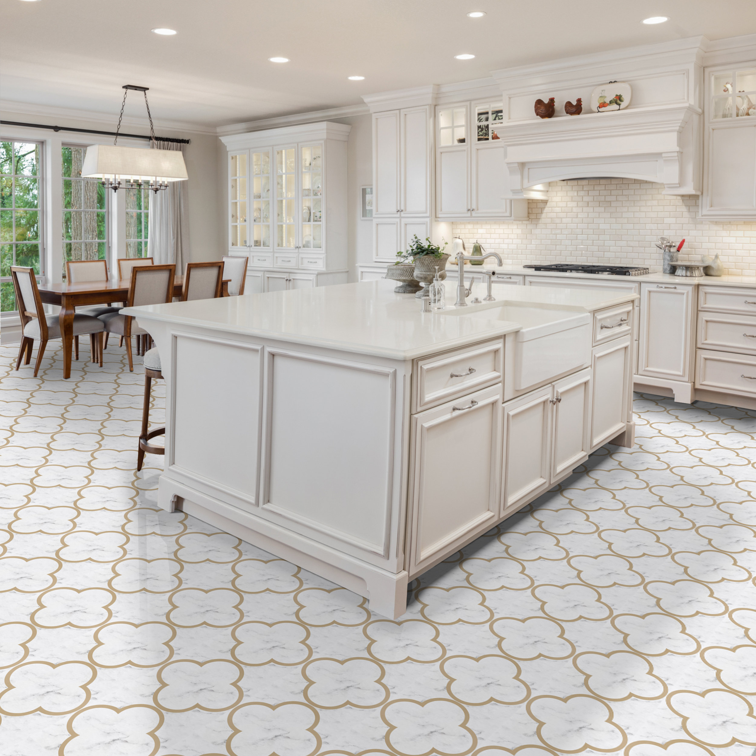 Achim Importing Co Van Clover12" x 12" x 1.5mm Luxury Vinyl Tile ...