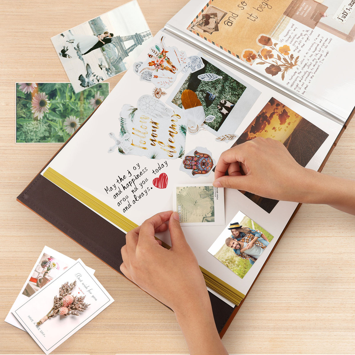 Lark Manor™ Sticky Pages Photo Album | Wayfair
