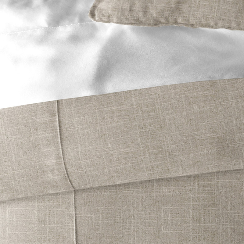 The Tailor's Bed Lynnin Natural Linen Comforter Set | Wayfair