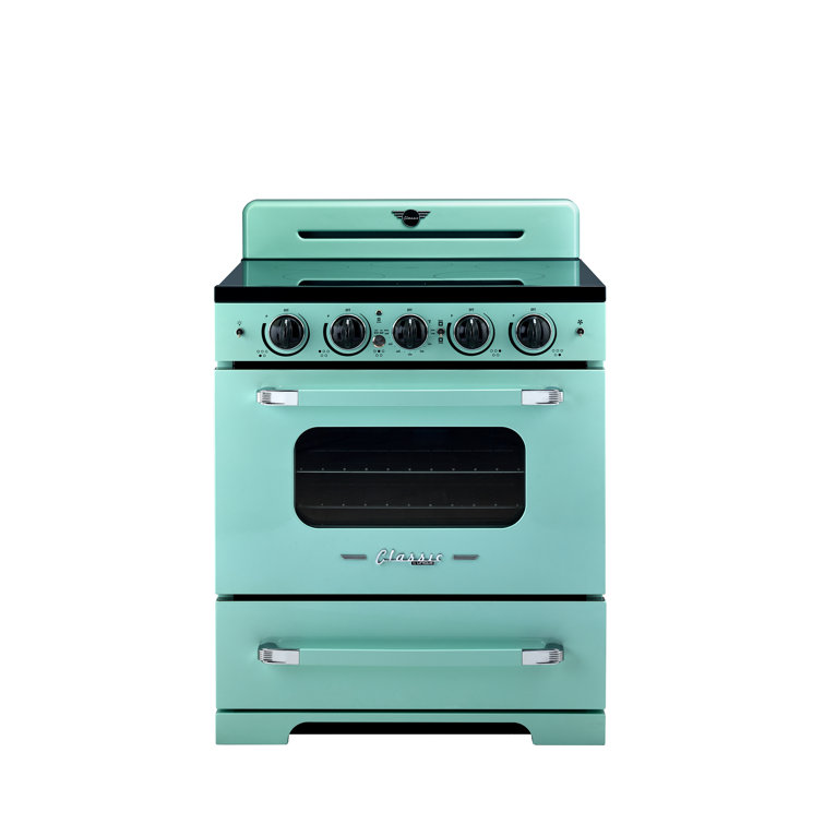 Unique 30' Classic Retro Induction Range, Summer | Wayfair