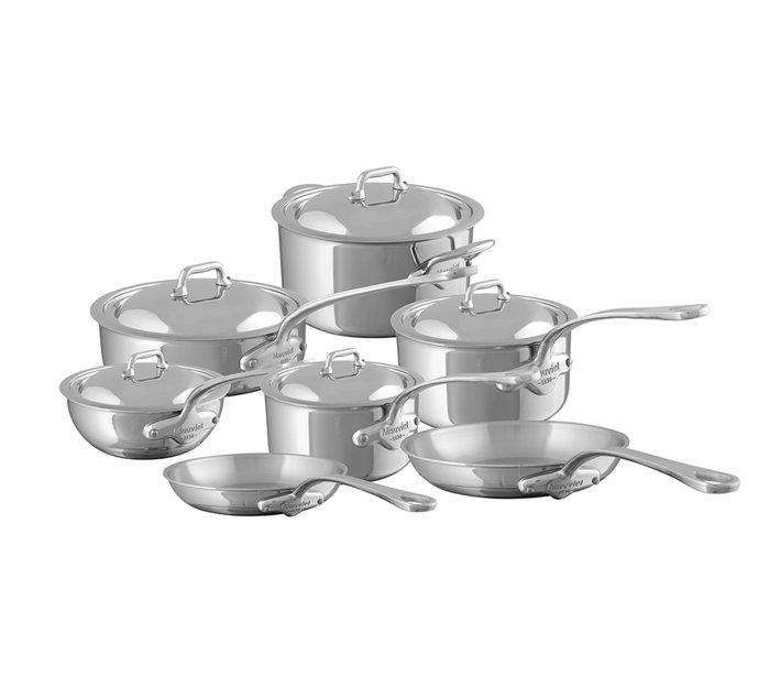 Mauviel M'COOK 5-Ply Cookware Set With Cast Stainless Steel Handles ...