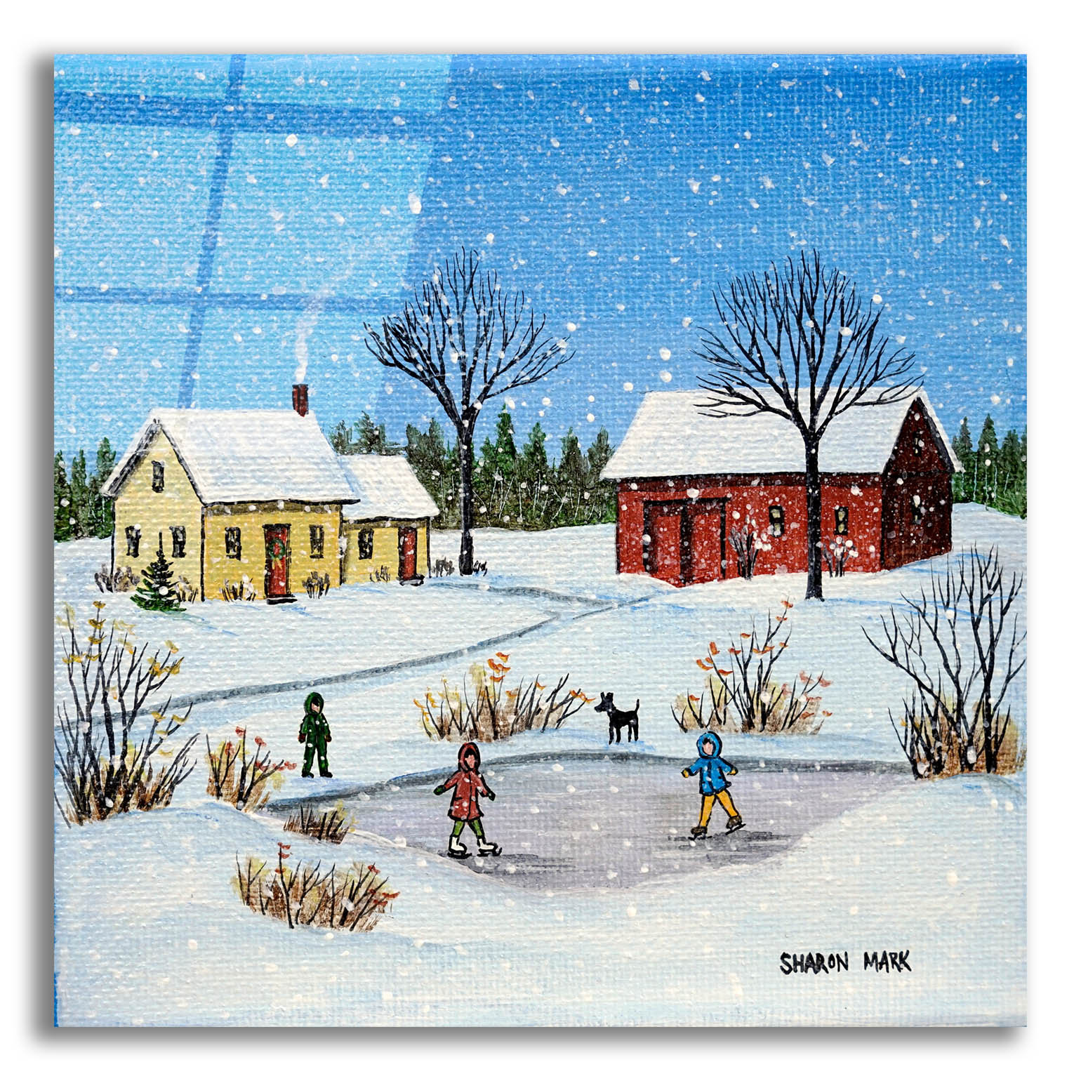 Ophelia & Co. 'At The Farm' by Sharon Mark, Acrylic Glass Wal Art | Wayfair