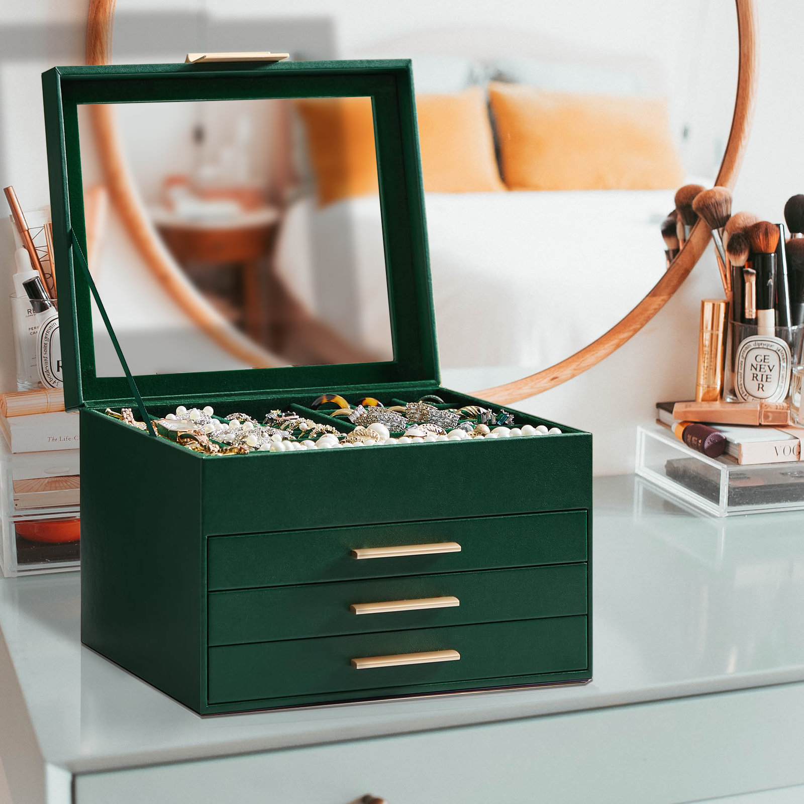 Latitude Run® Jewellery Box + Drawers & Reviews - Wayfair Canada