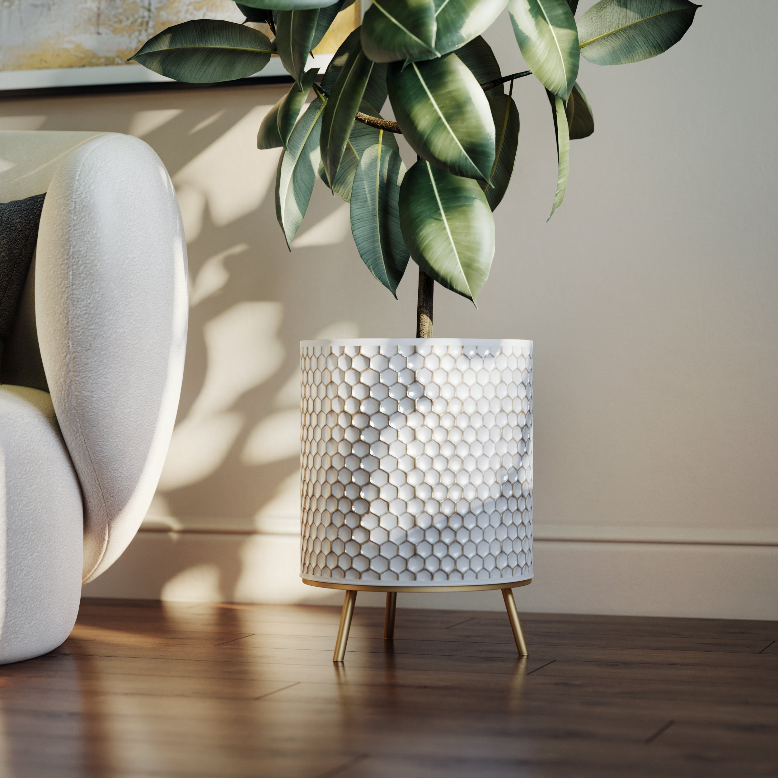 Mercer41 Cilka Honeycomb Pot Planter & Reviews | Wayfair
