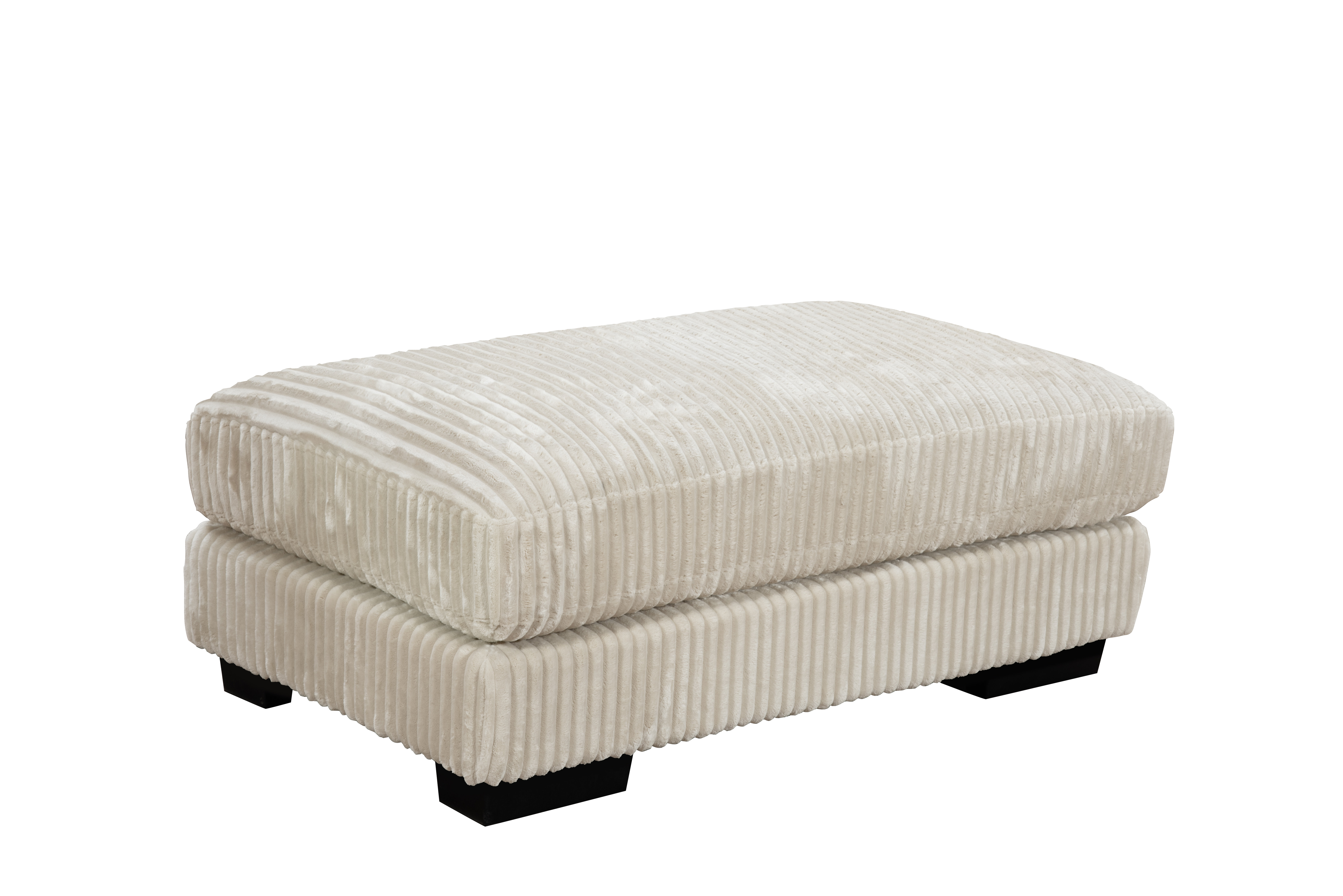 Ebern Designs 9098 Cream Ottoman 1 | Wayfair