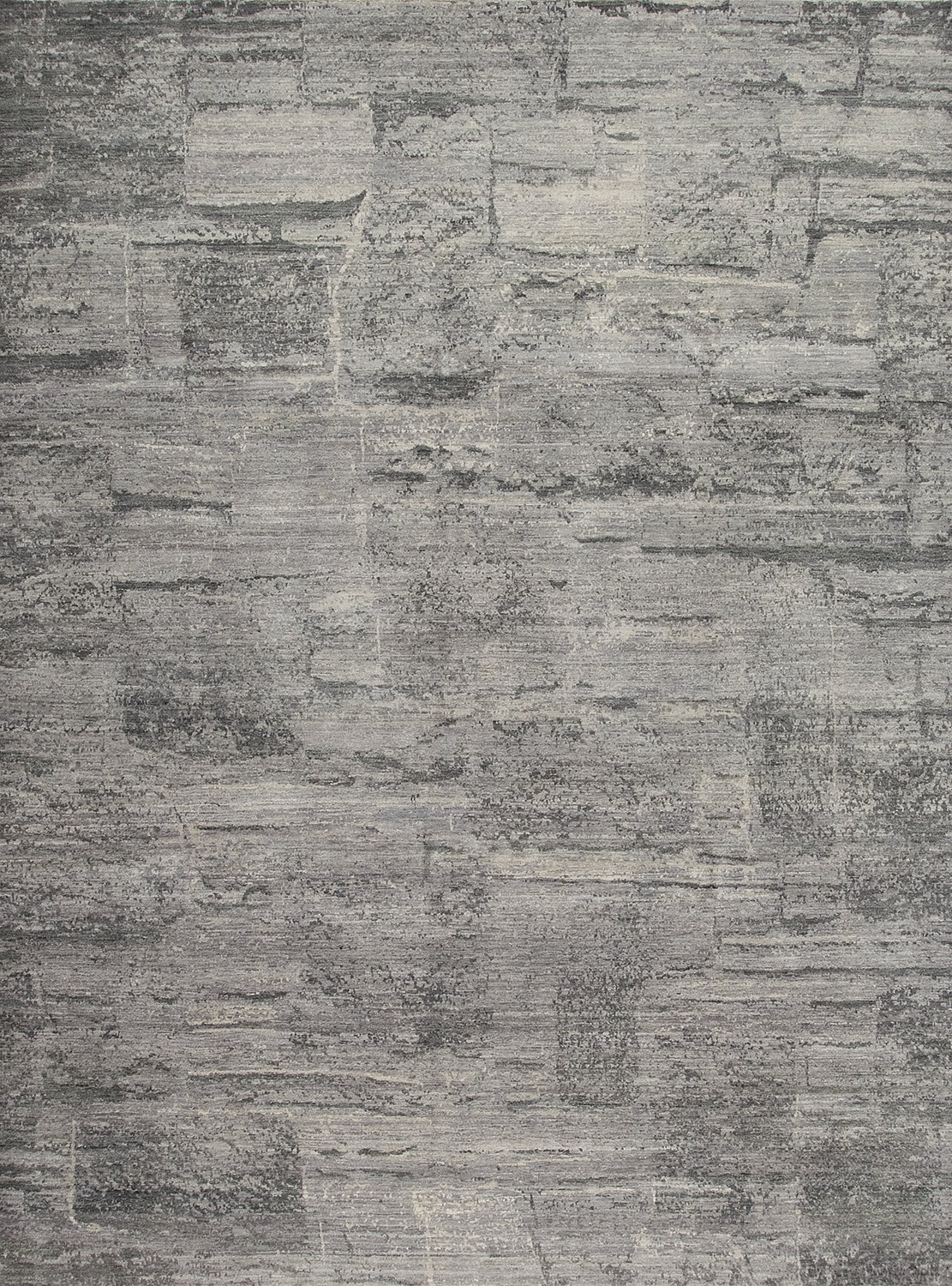 Samad Rugs Mayfair Hand-Knotted Wool Abstract Area Rug in Gray | Wayfair