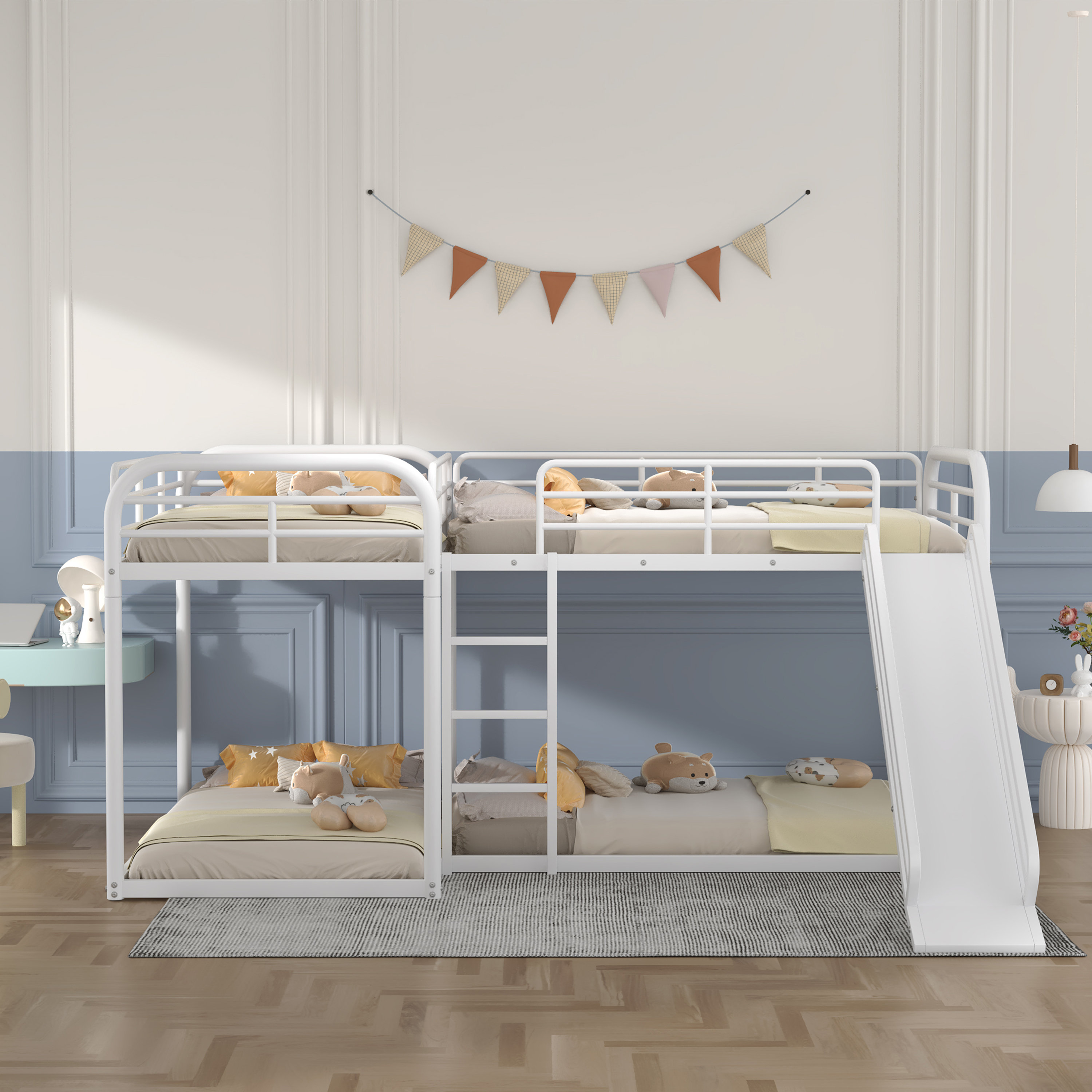 Isabelle & Max™ Fodor Kids Twin Over Full Bunk Bed | Wayfair