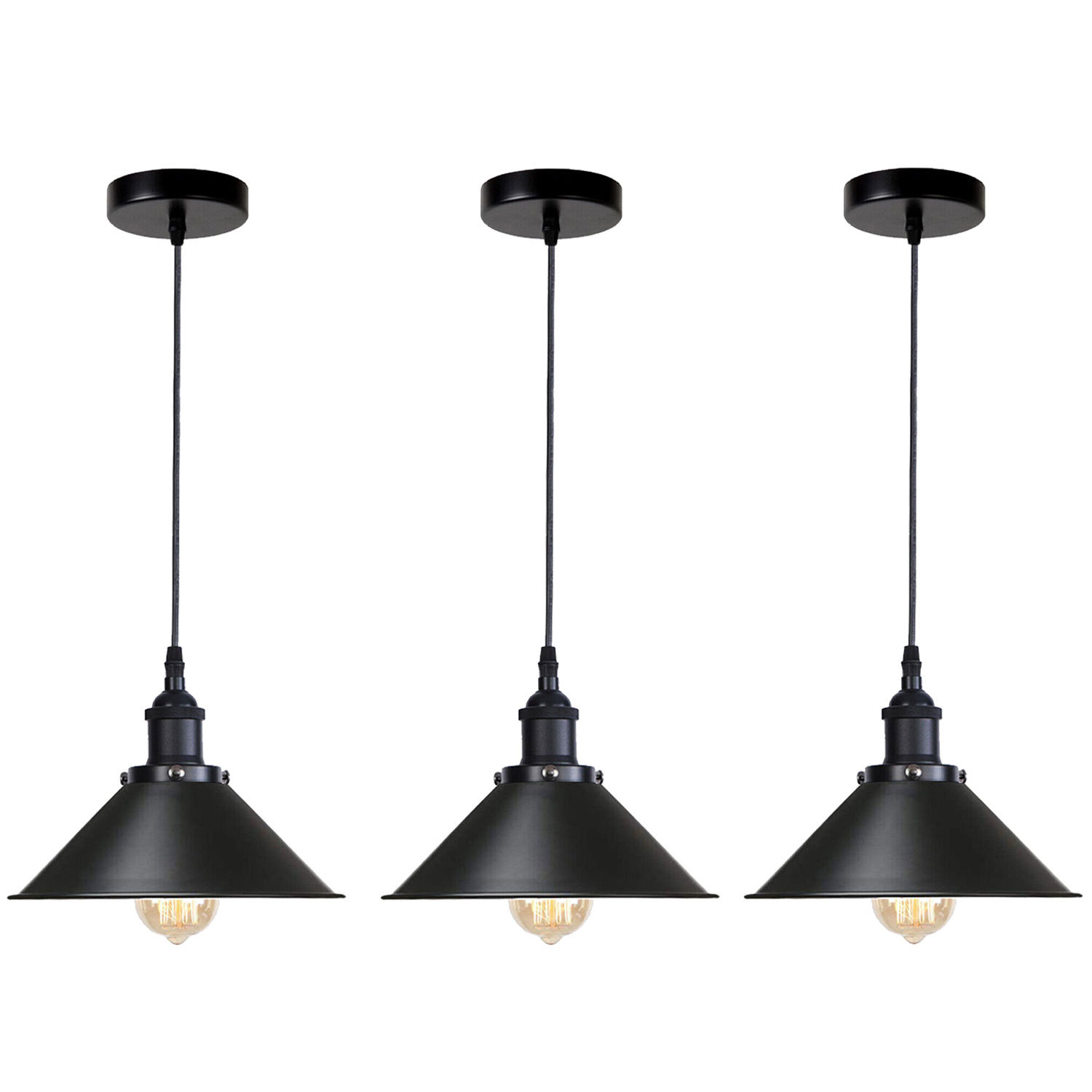 Breakwater Bay Cristobal 3-Light Single Cone Pendant | Wayfair.co.uk