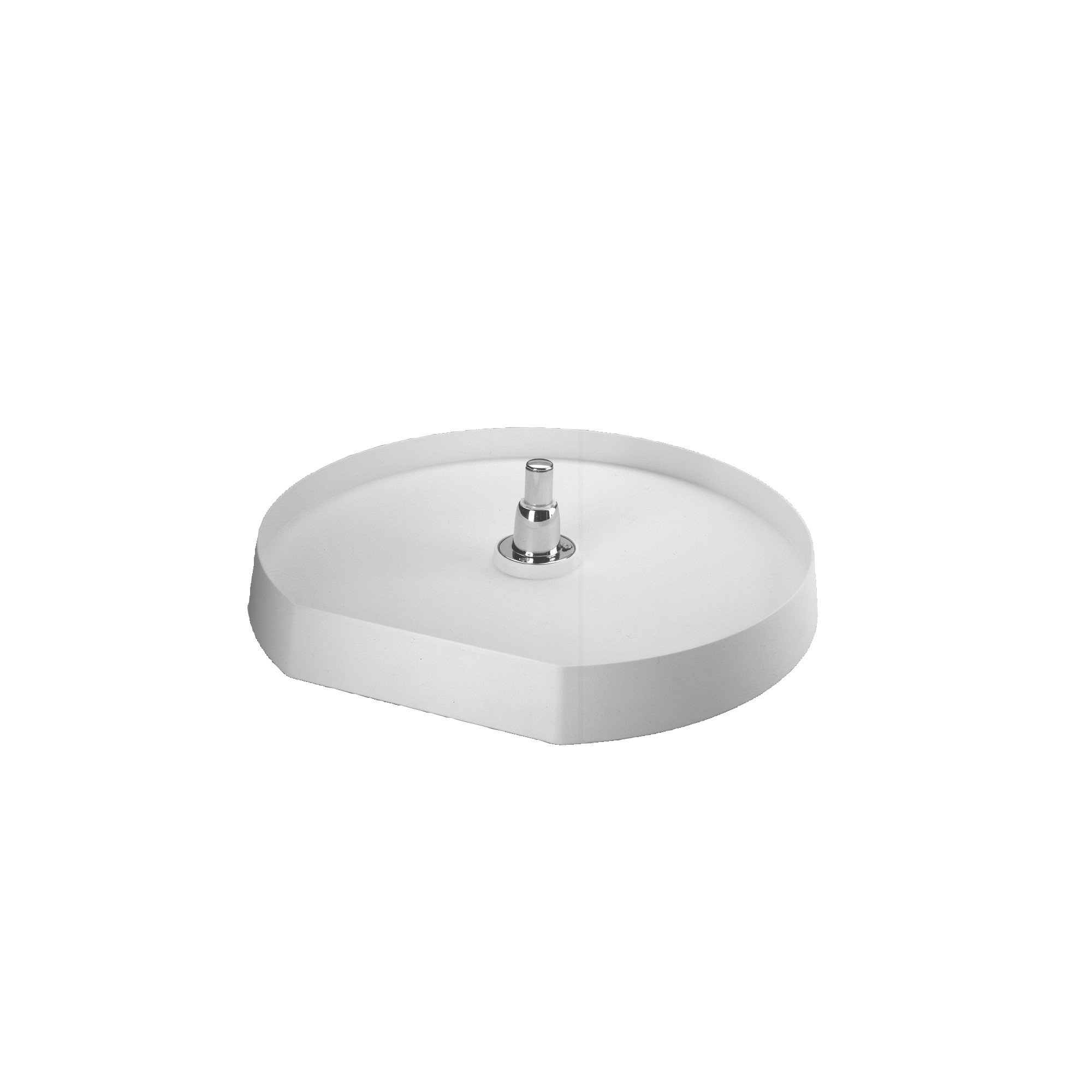 Rev-A-Shelf Polymer D-Shape 2-Shelf Lazy Susan for Corner Wall Cabinets ...