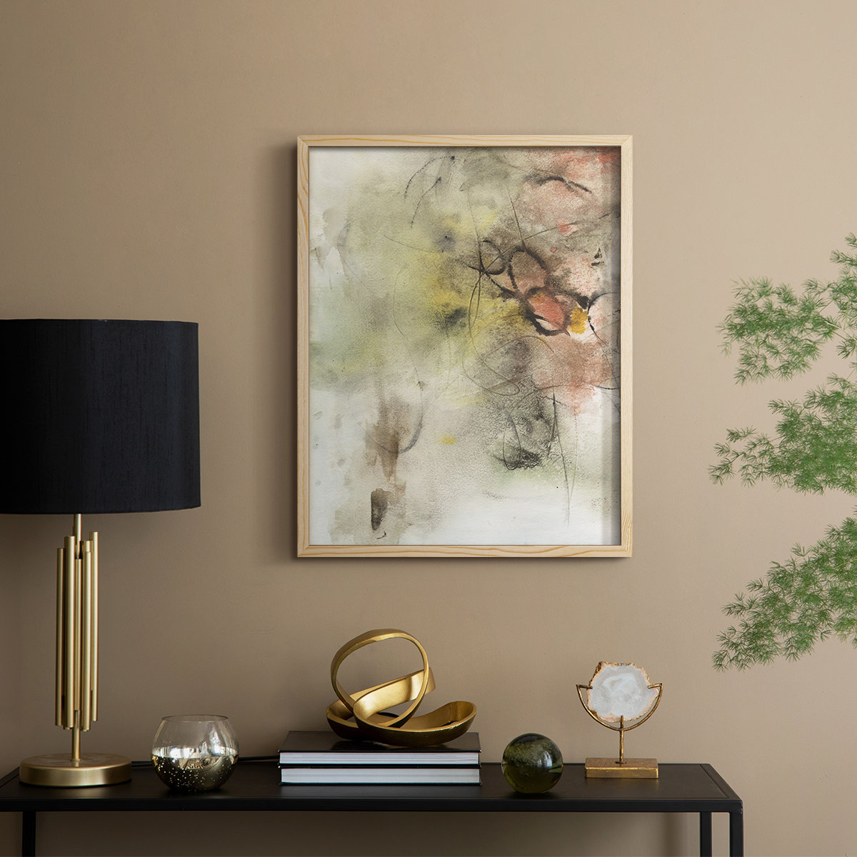 Astoria Grand Soft Inspiration III Framed Print - Solid Wood | Wayfair