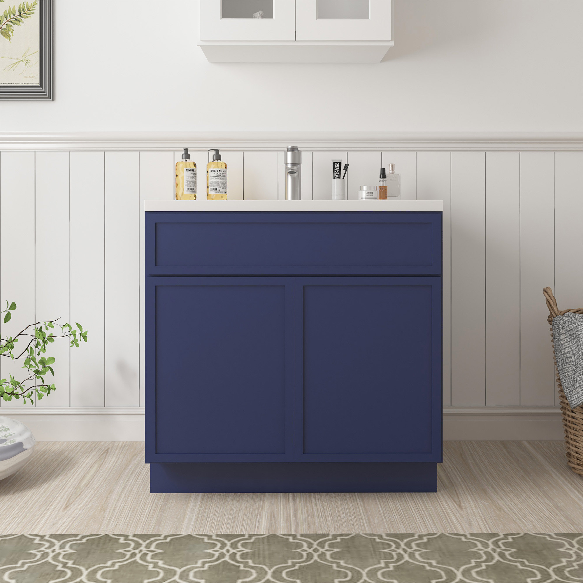 Home Beyond 33" Single Bathroom Vanity Base Only | Wayfair