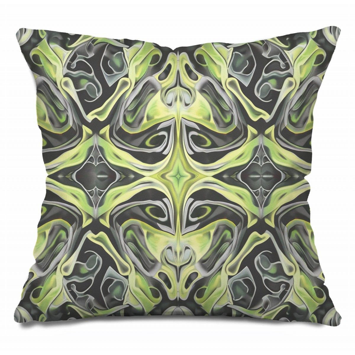 VisionDecor Abstract Cotton Blend Reversible Throw Pillow | Wayfair