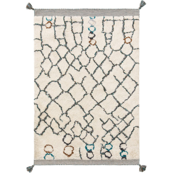 Benuta Abstract Hand Hooked Hand Tufted Area Rug | Wayfair.co.uk