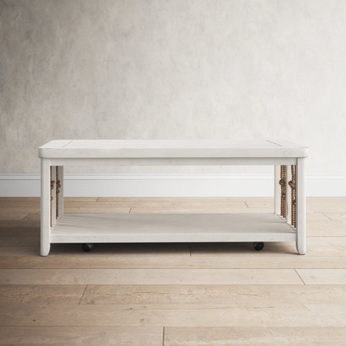 White Wood Coffee Tables You'll Love | Wayfair
