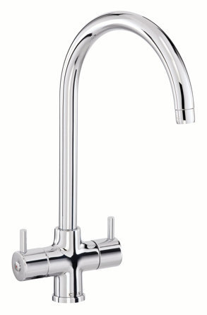 CDA Twin Lever Monobloc Tap | Wayfair.co.uk