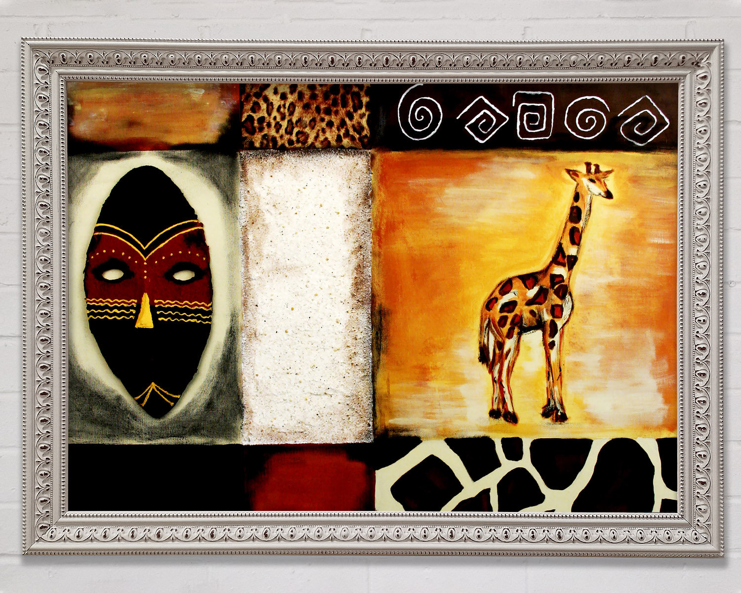 Bright Star African Tribal Art - Single Picture Frame Print | Wayfair.co.uk