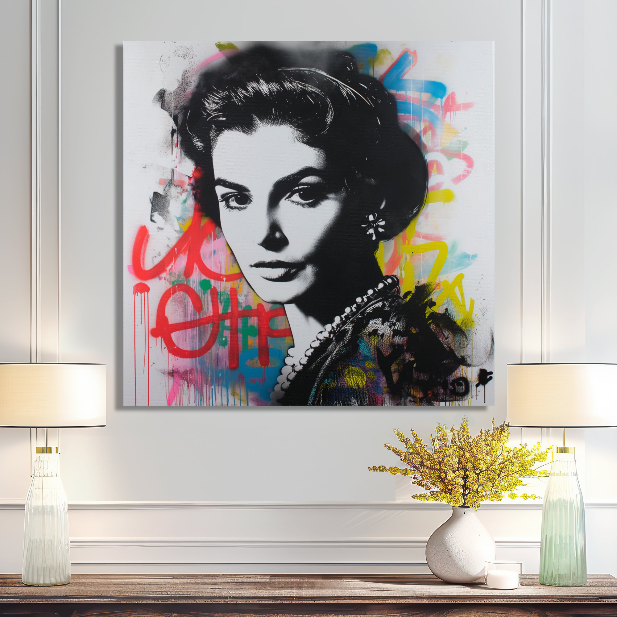 Winston Porter Minimalist Coco Chanel Graffiti Street Art II - Street ...