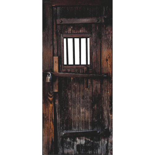 Wet Paint Printing SS11131 Old West Western Jail Cell Prison Stand In ...