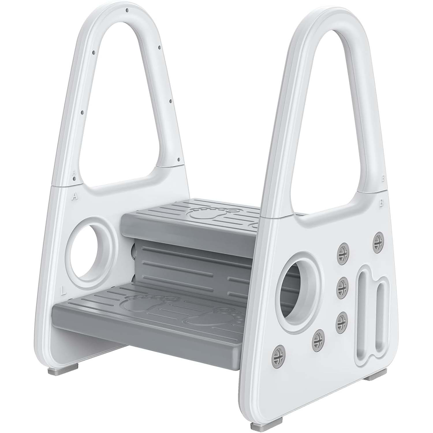 WINUAL Toddler Step Stool For Kids,Toddler Step Ladder For Step Stool ...