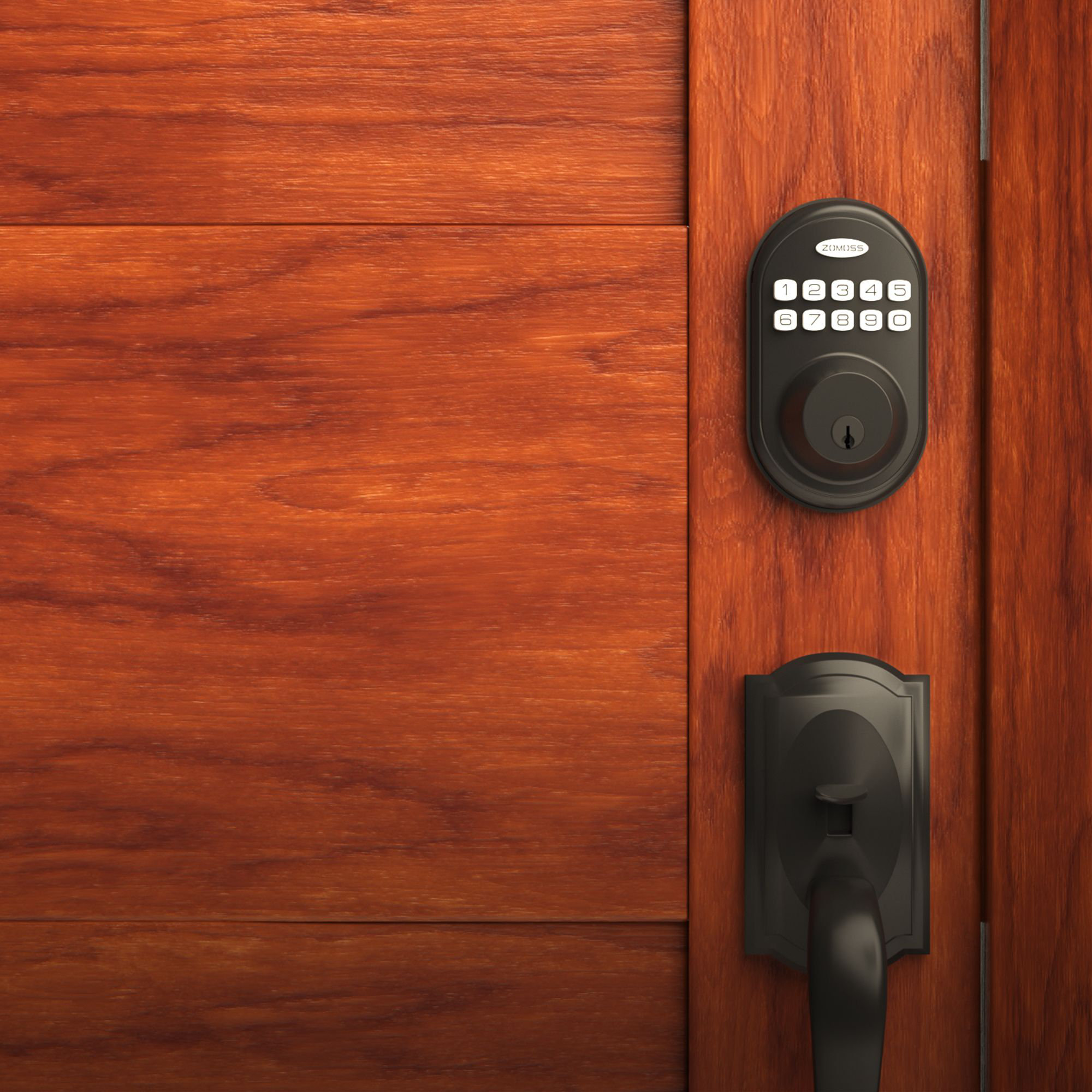 Jazava Smart Door Lock, Key-free Entry Deadbolt Lock - Wayfair Canada