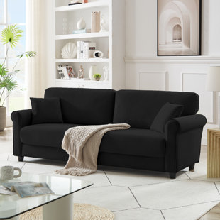 Wayfair | Black Curved Sofas You'll Love in 2023