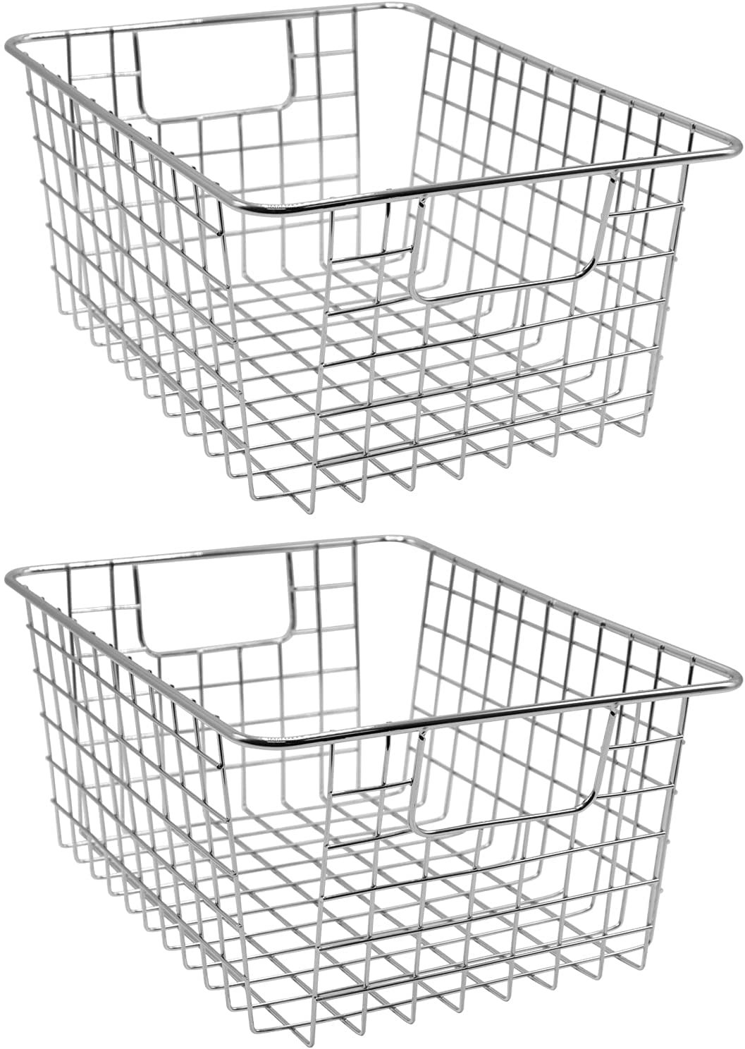 Sorbus 2-Pack Metal Wire Baskets Storage Bins & Reviews | Wayfair
