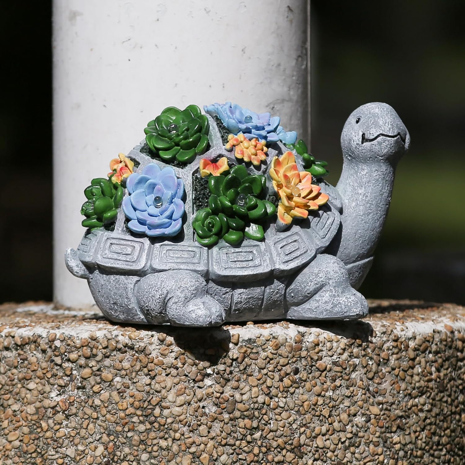 Bay Isle Home™ Turtle Statue Outdoor Decoration Gift With Solar Light ...