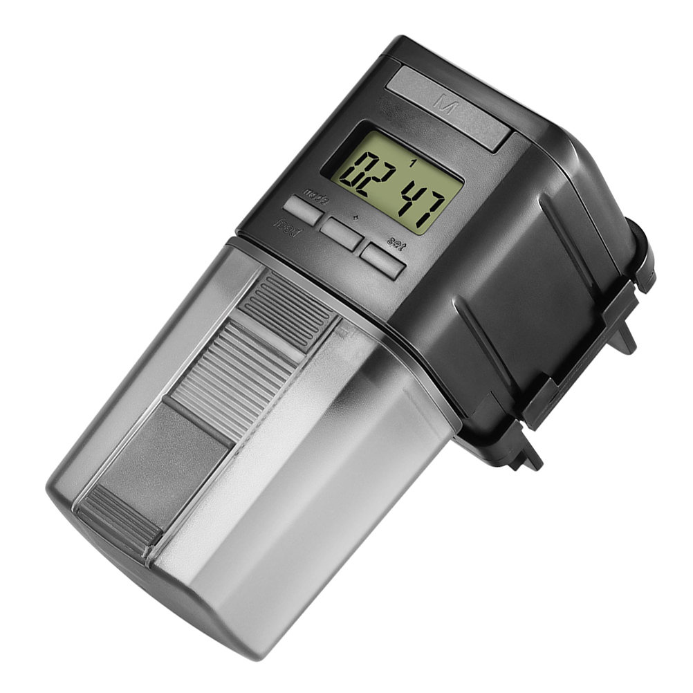 Arlmont & Co. Automatic Fish Feeder Adjustable Fish Food Dispenser ...