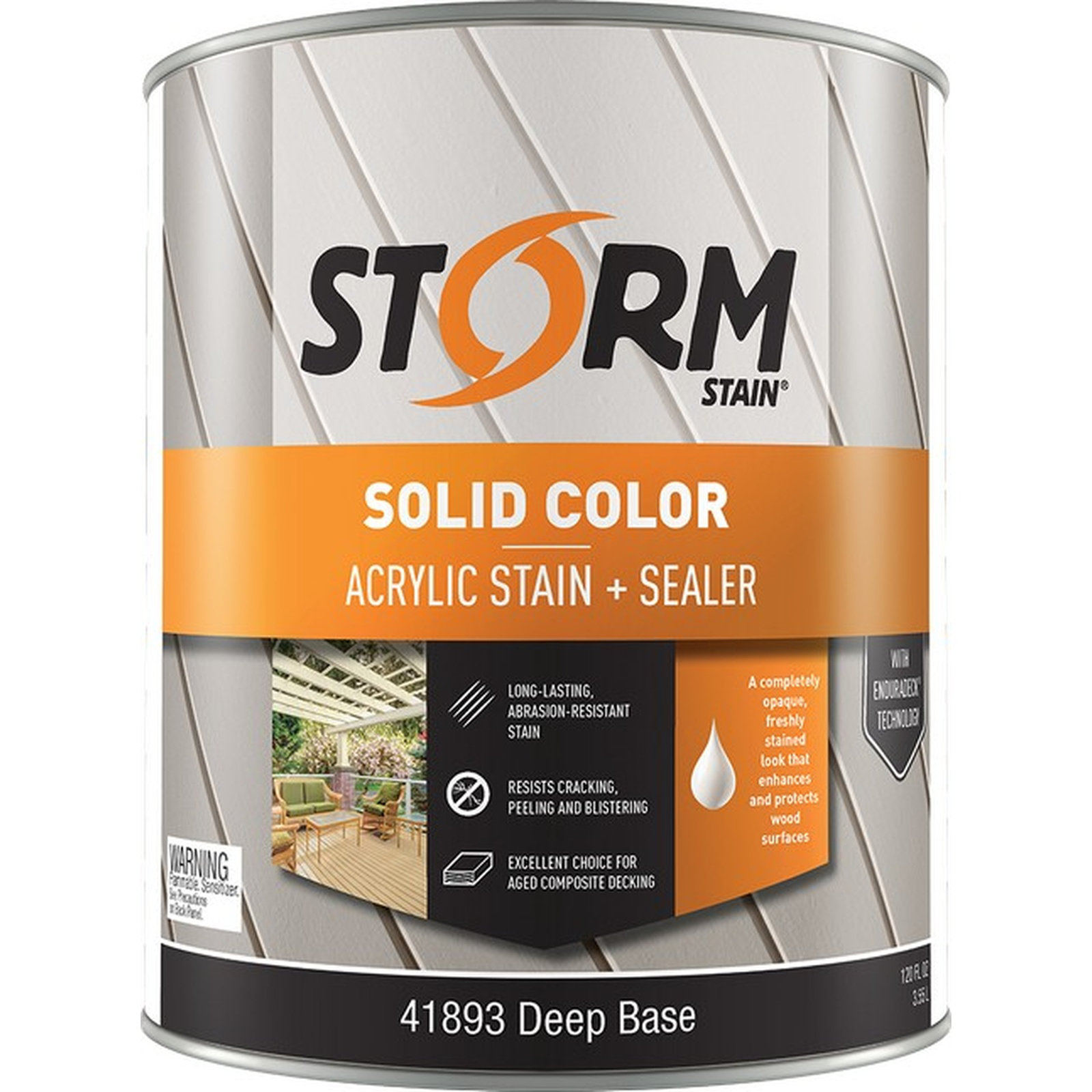 FixtureDisplays Storm 41893-4 Qt Solid Color Acrylic Stain & Sealer ...