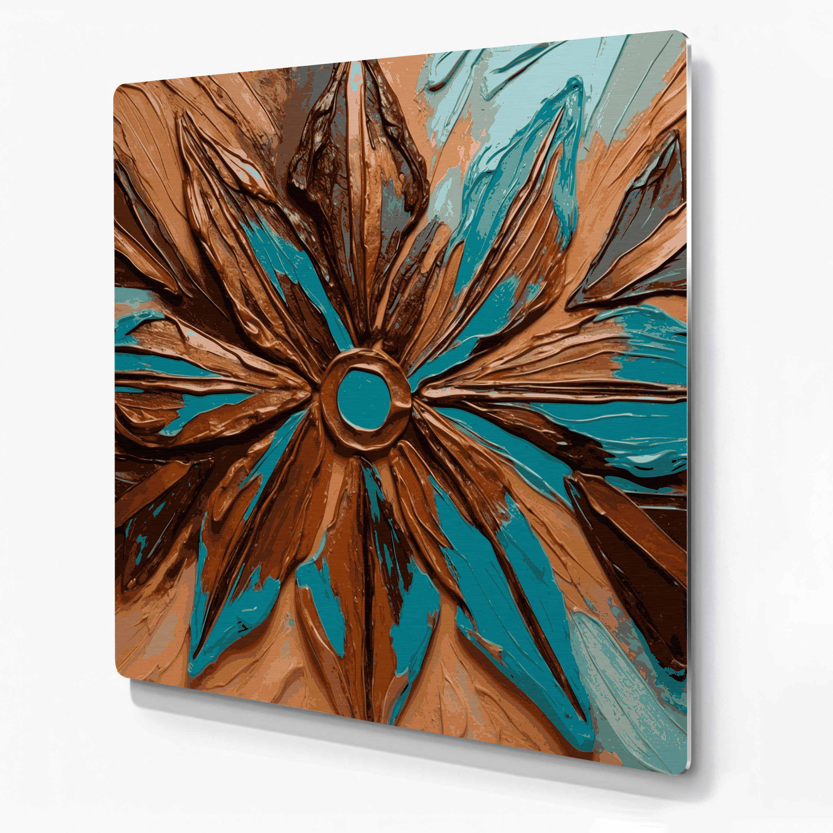 Orren Ellis Southwestern Patterns Arrowhead Geometry 202 Brown Metal ...