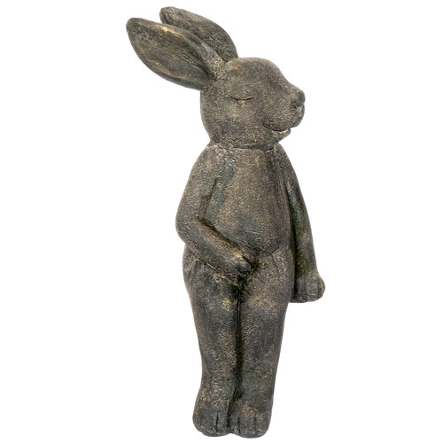 Design Toscano Residing Rabbit Sitting Bunny Statue & Reviews | Wayfair