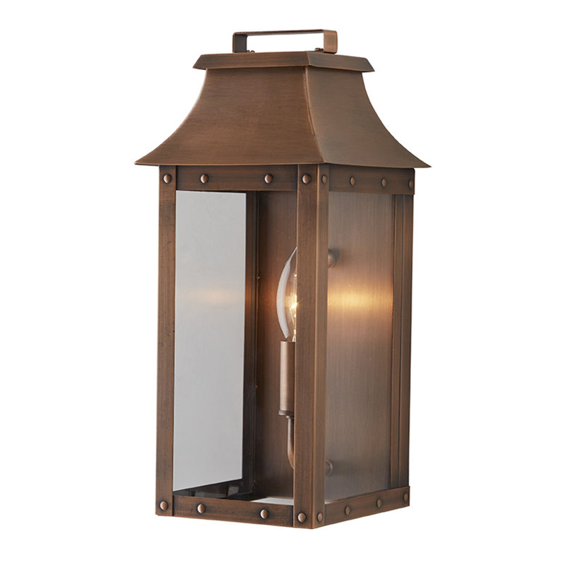 Longshore Tides Hayes 13.25" H Outdoor Wall Lantern & Reviews | Wayfair