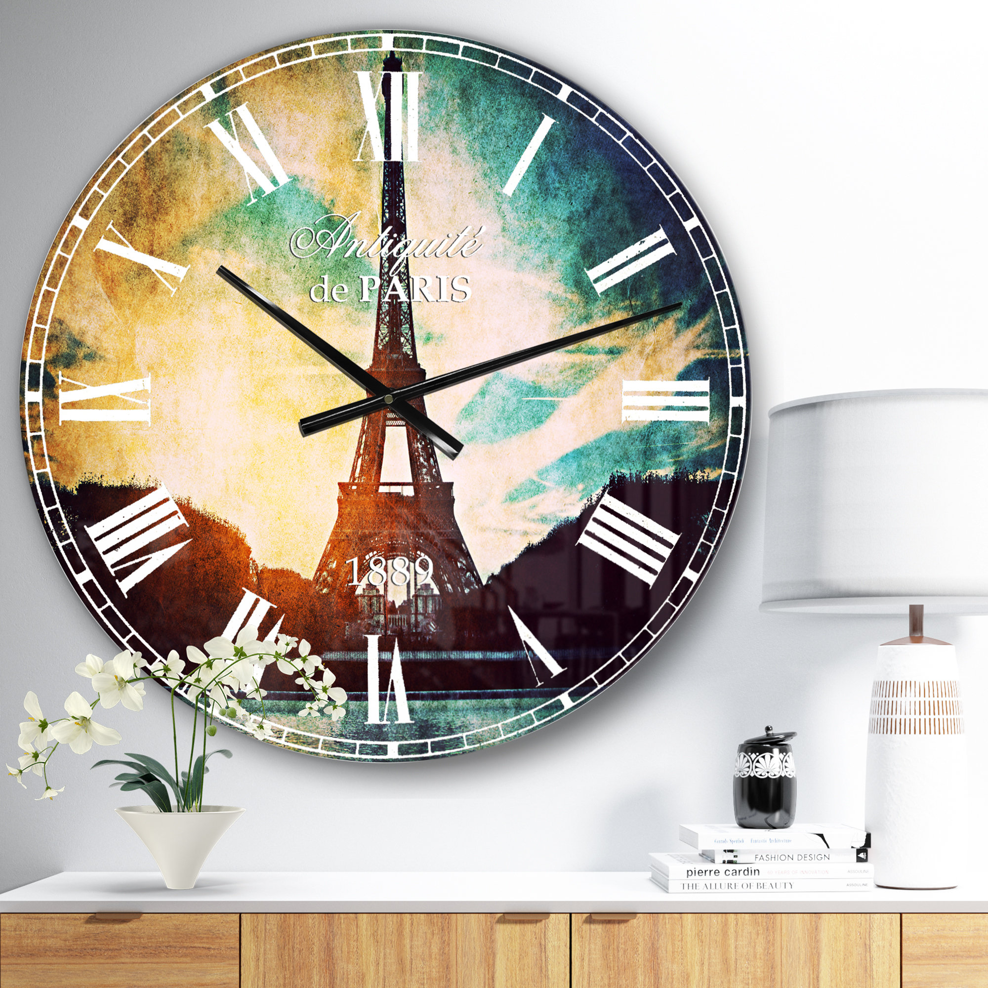 The Twillery Co.® Paris Eiffel TowerRetro Style - French Country Wall ...